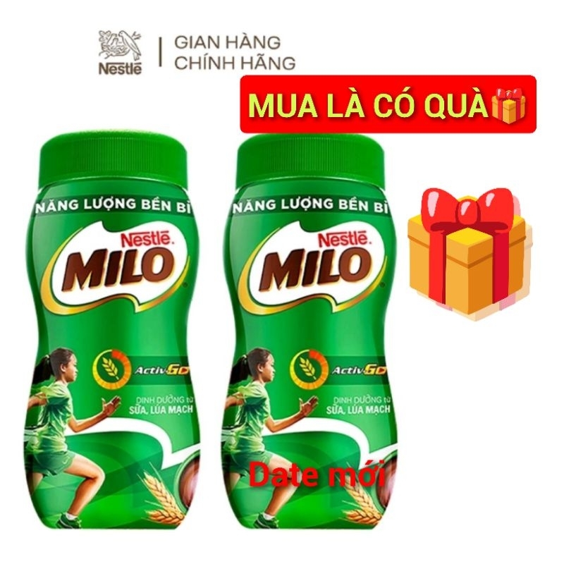 Combo 2 Hủ Hoặc 1 Hủ Sữa Bột Milo Cao Cấp 400gram Bổ Dưỡng (DATE GIAO ...