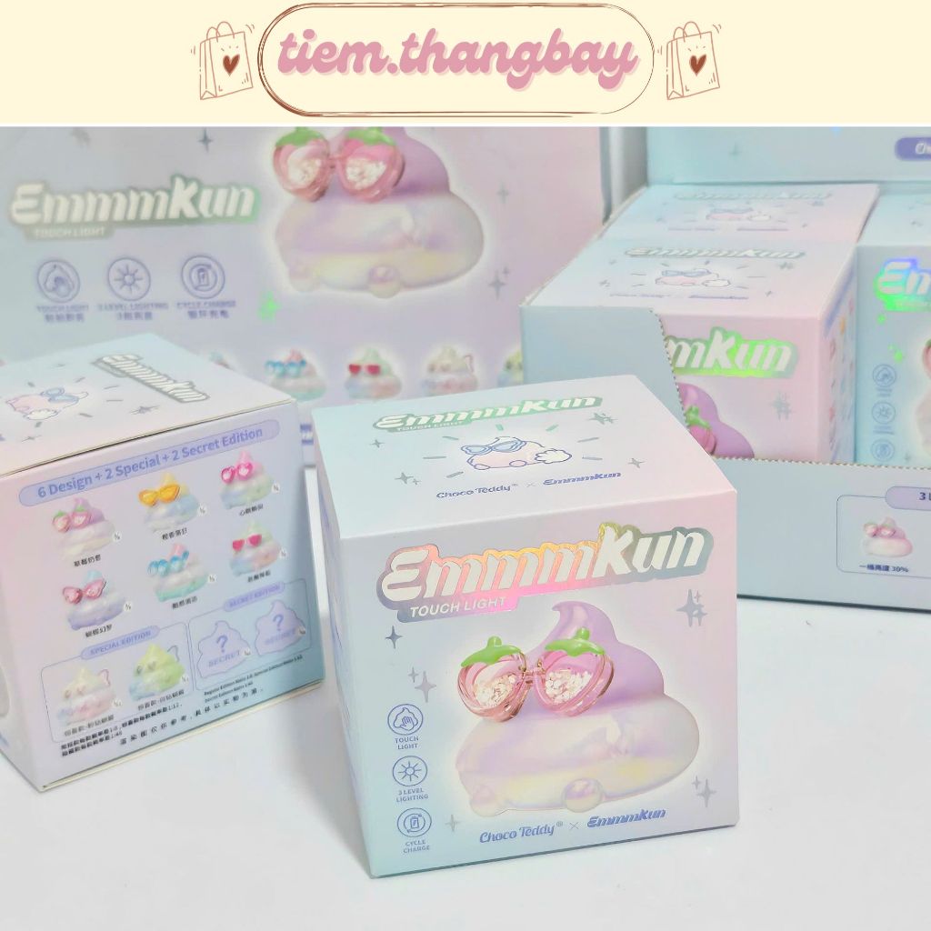 (Đọc kĩ mô tả) (CÓ SẴN) HỘP MÙ - BLIND BOX ĐÈN 3 CHẾ ĐỘ EMMMKUN TOUCH ...