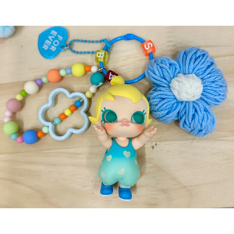 móc khoá custom baby molly chính hãng popmart | Shopee Việt Nam