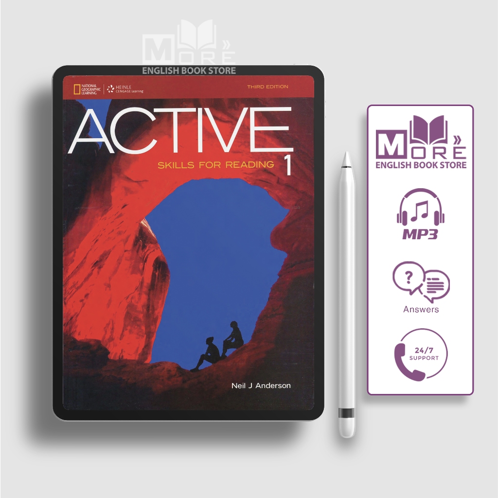Active Skills for Reading in màu hỗ trợ đáp án và file nghe MP3 | Shopee Việt Nam