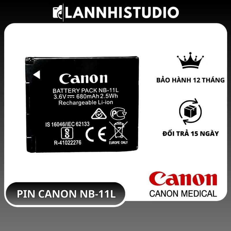 Pin Canon NB-11L / Sạc pin Canon 11L cho máy ảnh KTS | Shopee Việt Nam
