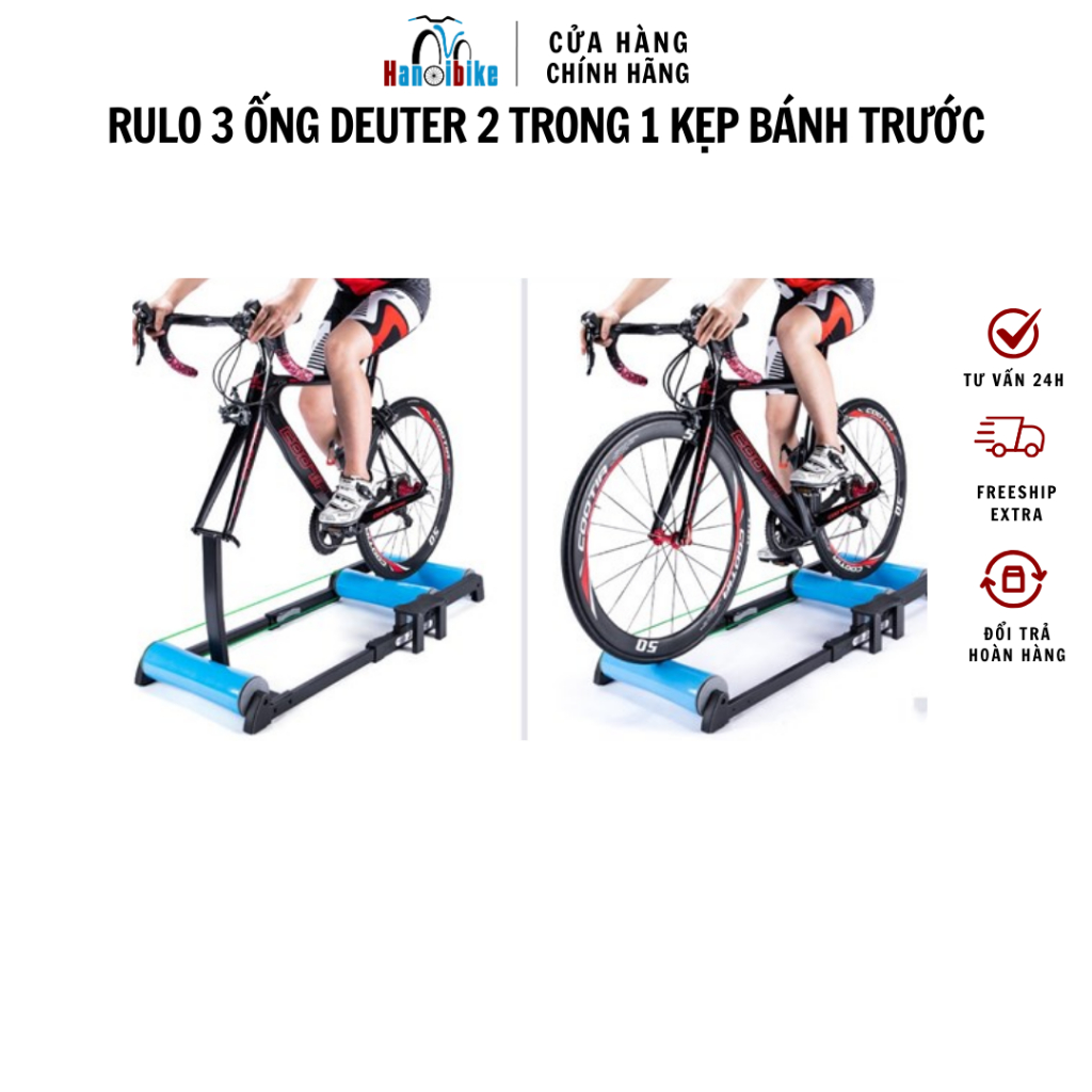 Rulo 3 ống Deuter 2 Trong 1 kẹp bánh trước mã KW 7073 đạp xe trong nhà ...