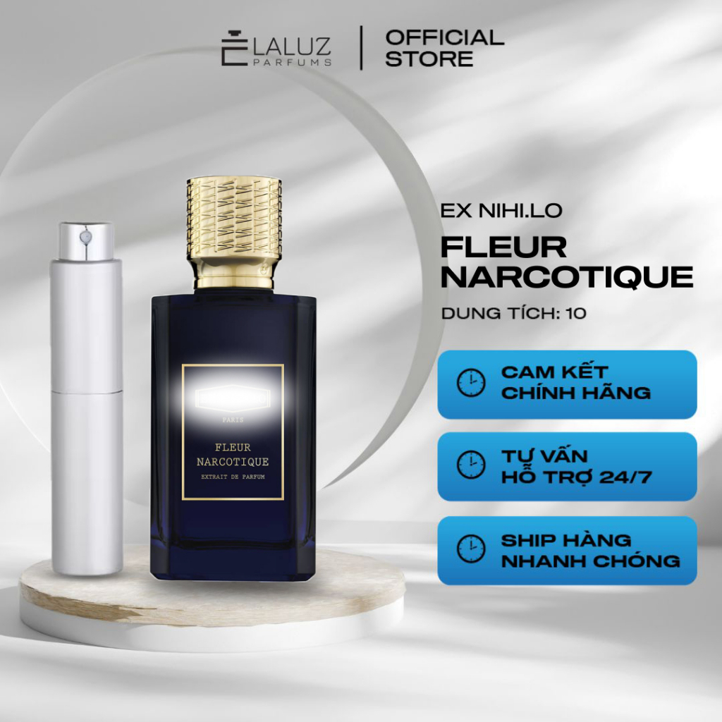 [LALUZ] Nước hoa Fleur Narcotique Extrait de Parfum 10ml | Shopee Việt Nam