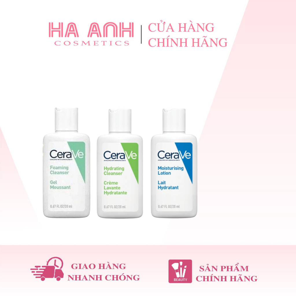 Sữa Rửa Mặt CeraVe Mini Size | Shopee Việt Nam