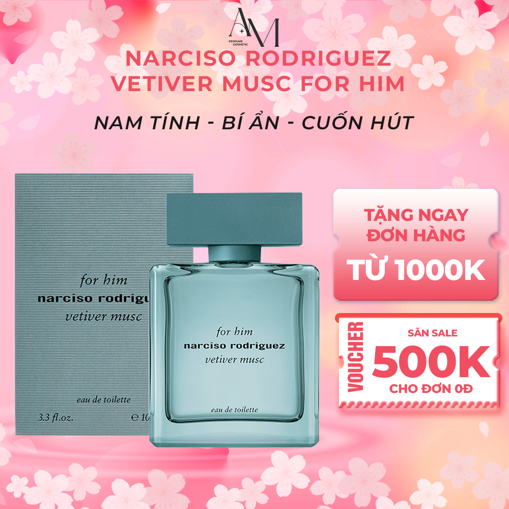 Nước Hoa Nam Narciso Rodriguez Vetiver Musc For Him EDT 100ml - Hương ...
