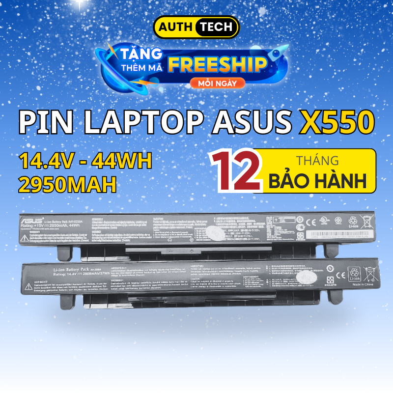 Pin Laptop Asus X550 X450 A41-X550 R510C X550C X550L X550J R510L X550CA ...