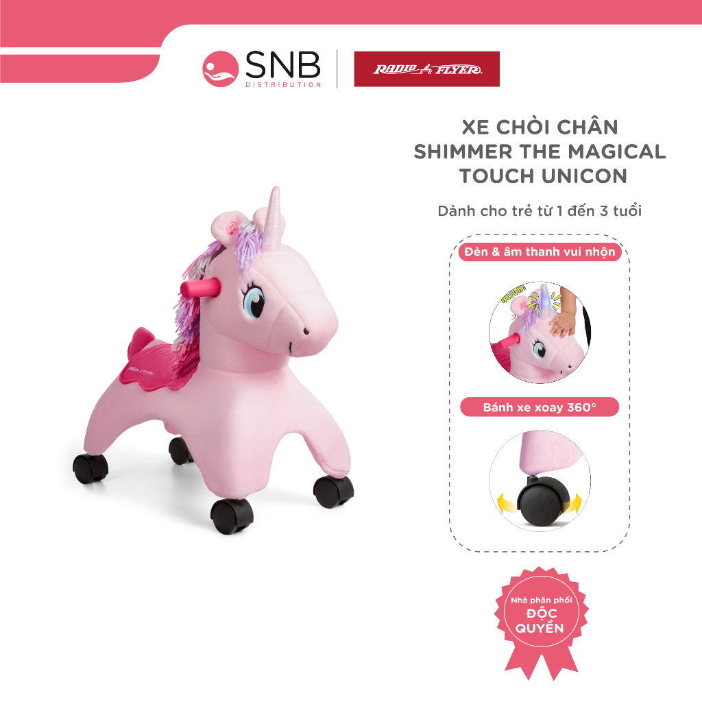 Xe chòi chân Radio Flyer Shimmer the Magical Touch Unicon | Shopee Việt Nam