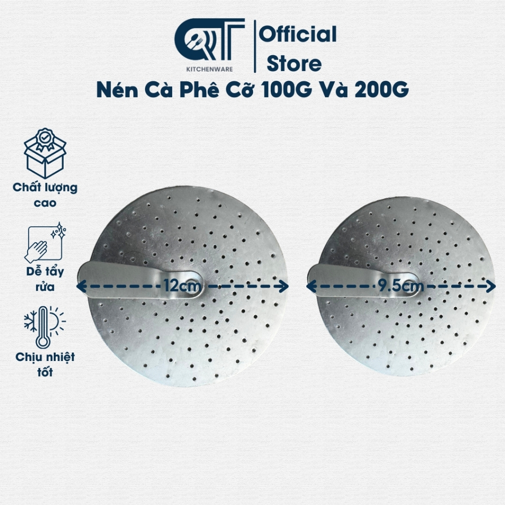 Nén, Tim, Lõi Phin Cafe, Cà Phê Nhôm Cao Cấp Loại 100g Và 200g - QT ...