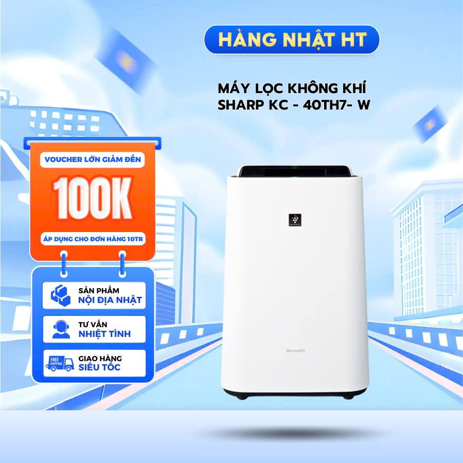 Máy lọc không khí Sharp KC-40TH7 Bù ẩm ( MỚI 100% ) | Shopee Việt Nam