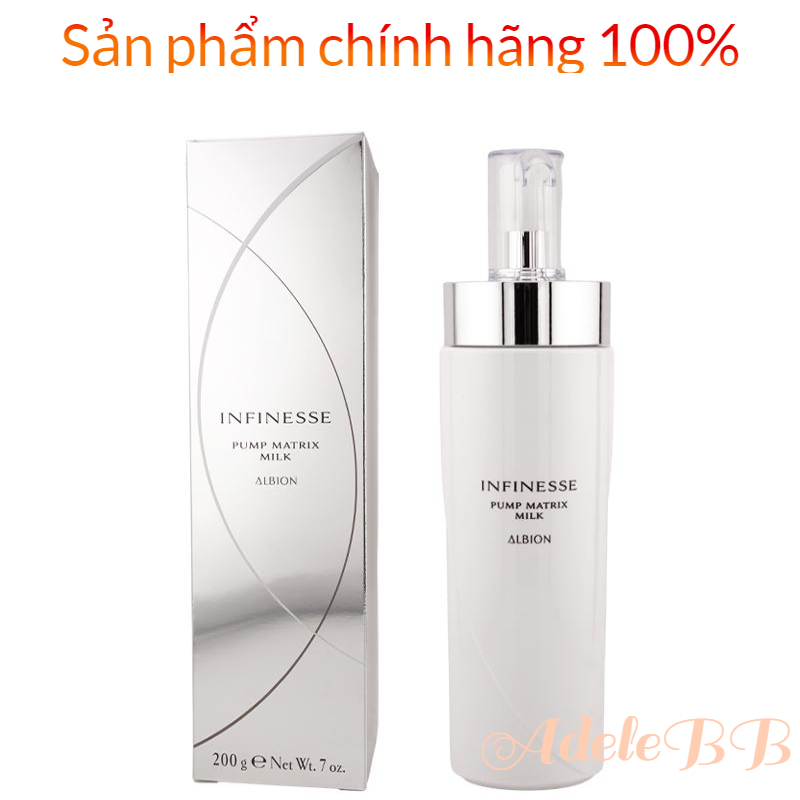【ALBION】Nước dưỡng trắng da, chống lão hoá INFINESSE PUMP MATRIX MILK ...