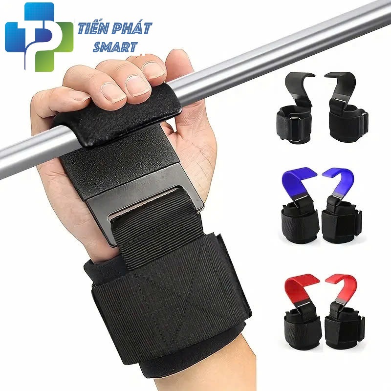 Quấn Cổ Tay (3 Màu) Tập Xà Đơn Có Móc , Găng Tay Có Móc Nâng Tạ(1 Đôi ...