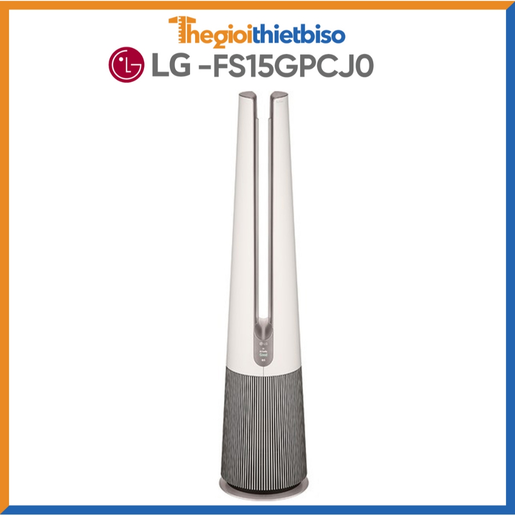 Máy lọc không khí kết hợp quạt LG PuriCare AeroTower FS15GPBK0 ...