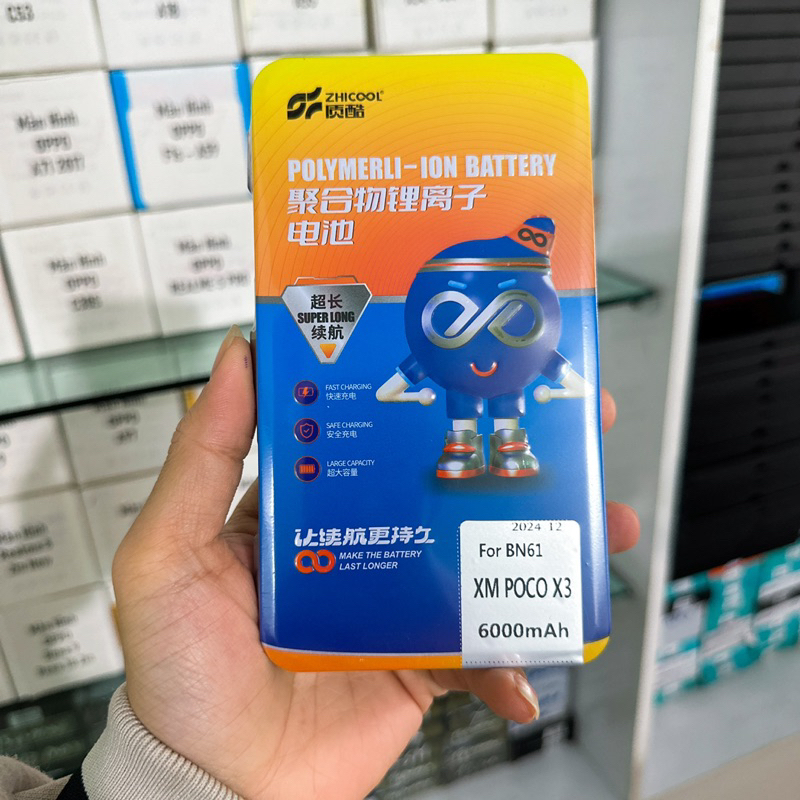 Pin Zhicool Xiaomi Poco X3 X3 NFC BN57 BN61 bảo hành 1 năm | Shopee ...