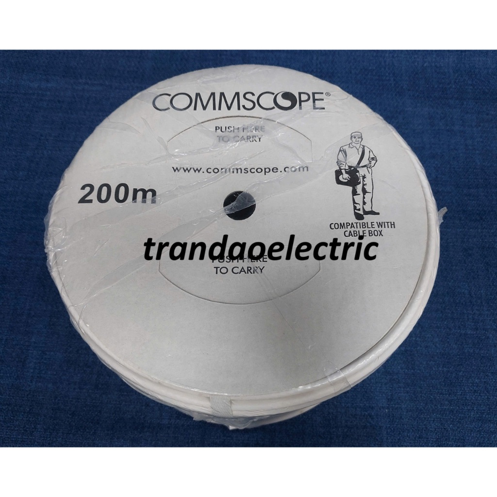 Cáp đồng trục RG6 SAT6DS Commscope chính hãng (cuộn 200 mét) | Shopee ...