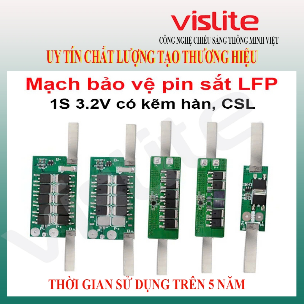 Mạch bảo vệ công suất cao dùng cho pin sắt LifePo4 1S/3.2V đã hàn sẵn kẽm | Shopee Việt Nam