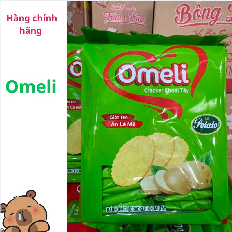 Omeli Cracker 300gr khoai Tây /gấc- Hương vị đậm đà,giòn tan | Shopee ...