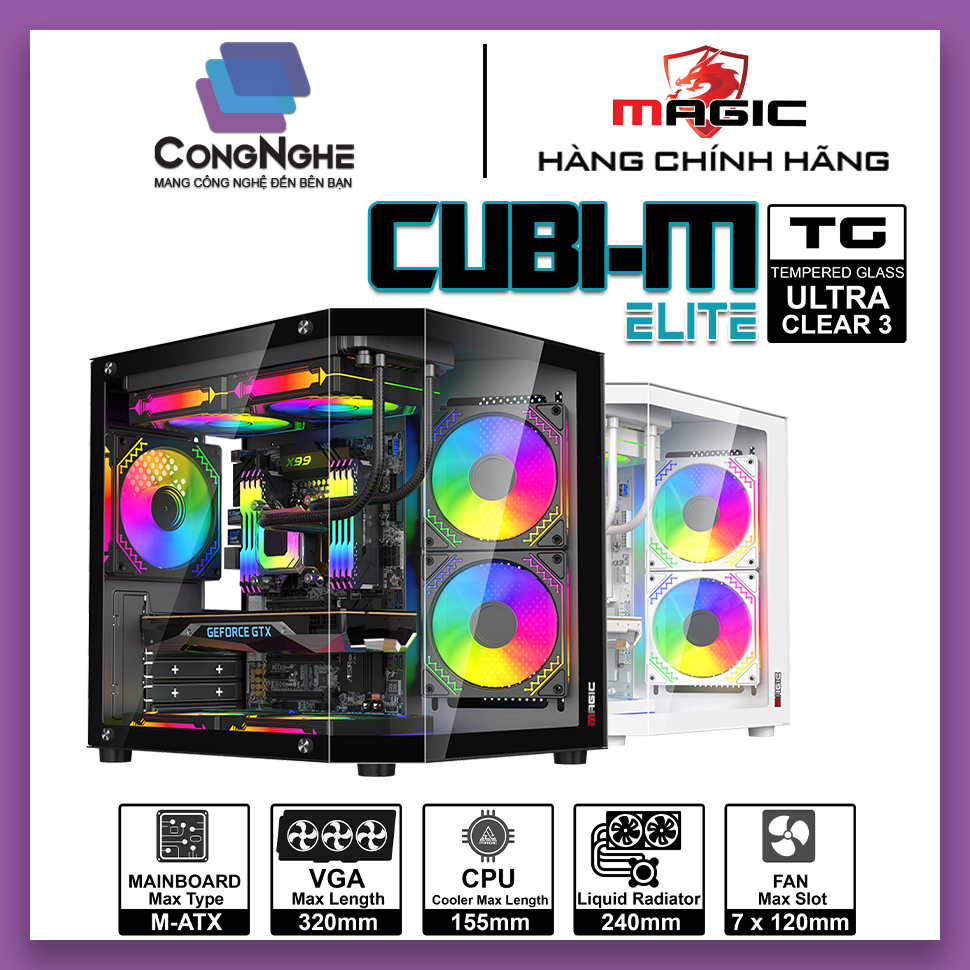 CASE MAGIC CUBI-M ELITE (M-ATX) | Shopee Việt Nam