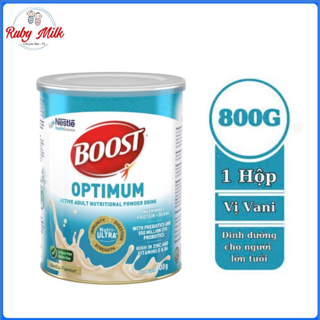 [Date 4.2026] Sữa Bột Nestle Boost Optimum lon 800g | Shopee Việt Nam