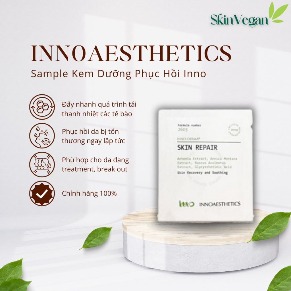 (Sample 3g) Kem K Innoaesthetics Inno-Derma Skin Repair Sửa Chữa, Phục ...