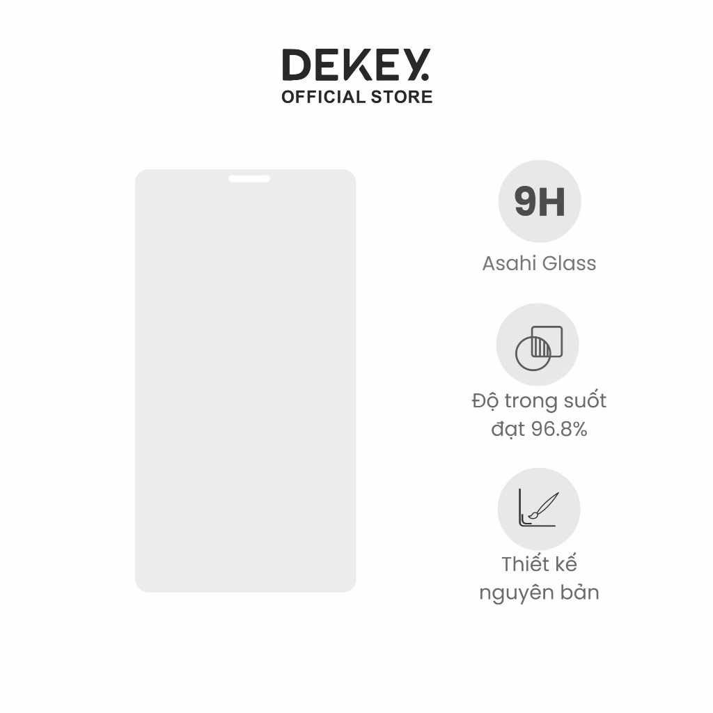 Kính Cường Lực 9H Dekey Master Glass Avantgarde Trong Suốt IPhone X/XS ...
