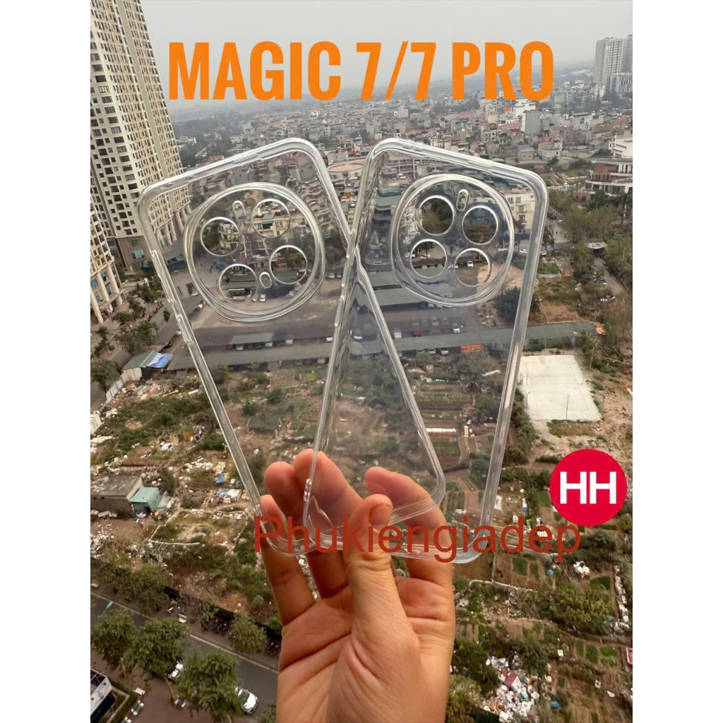 Ốp lưng dẻo GOR Honor Magic 7 , Magic 7 Pro trong suốt, bảo vệ Camera | Shopee Việt Nam