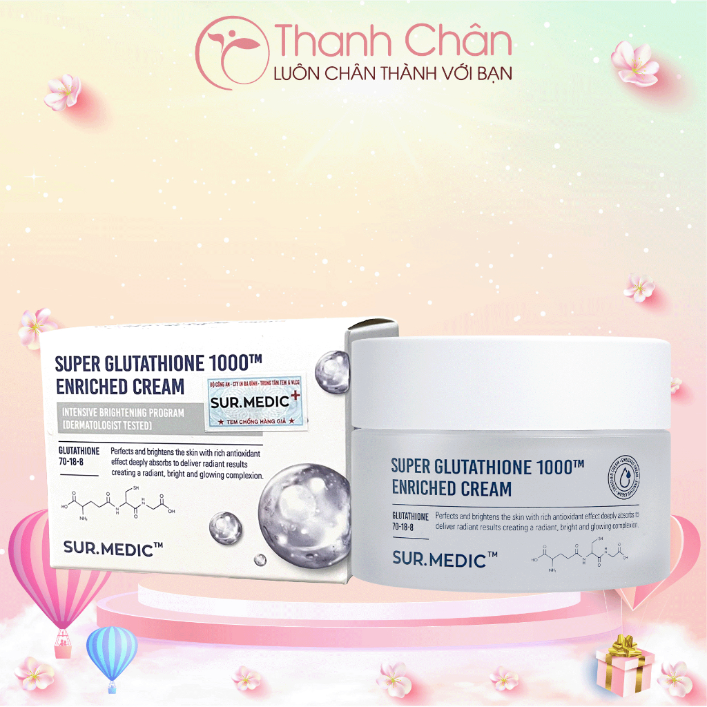 Kem dưỡng Sur.medic Super Glutathione Enriched Cream 50ml | Shopee Việt Nam