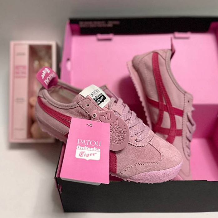Giày thể thao PATOU x Onitsuka Tiger MEXICO 66 COTTON CANDY/BRIGHT ROSE Pink 1183C380 | Shopee ...