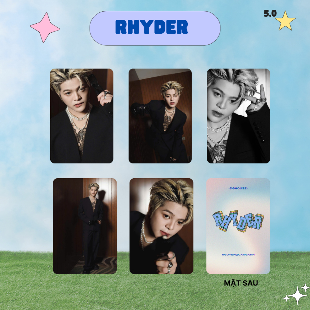 [SẴN] BST Card bo góc RHYDER 6 - Card Bo Góc Unofficial - Cán nhám 2 ...