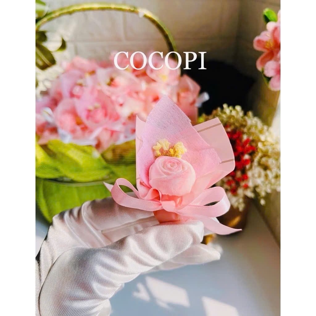 Bó hoa giấy mini làm quà tặng, trang trí hộp quà dễ thương COCOPI | Shopee Việt Nam
