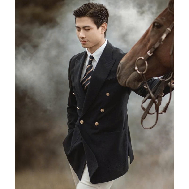 Áo Vest Comple Nam Cao Cấp, Suit Nam Hàn Quốc 6 Cúc Đồng Đẹp | Shopee ...