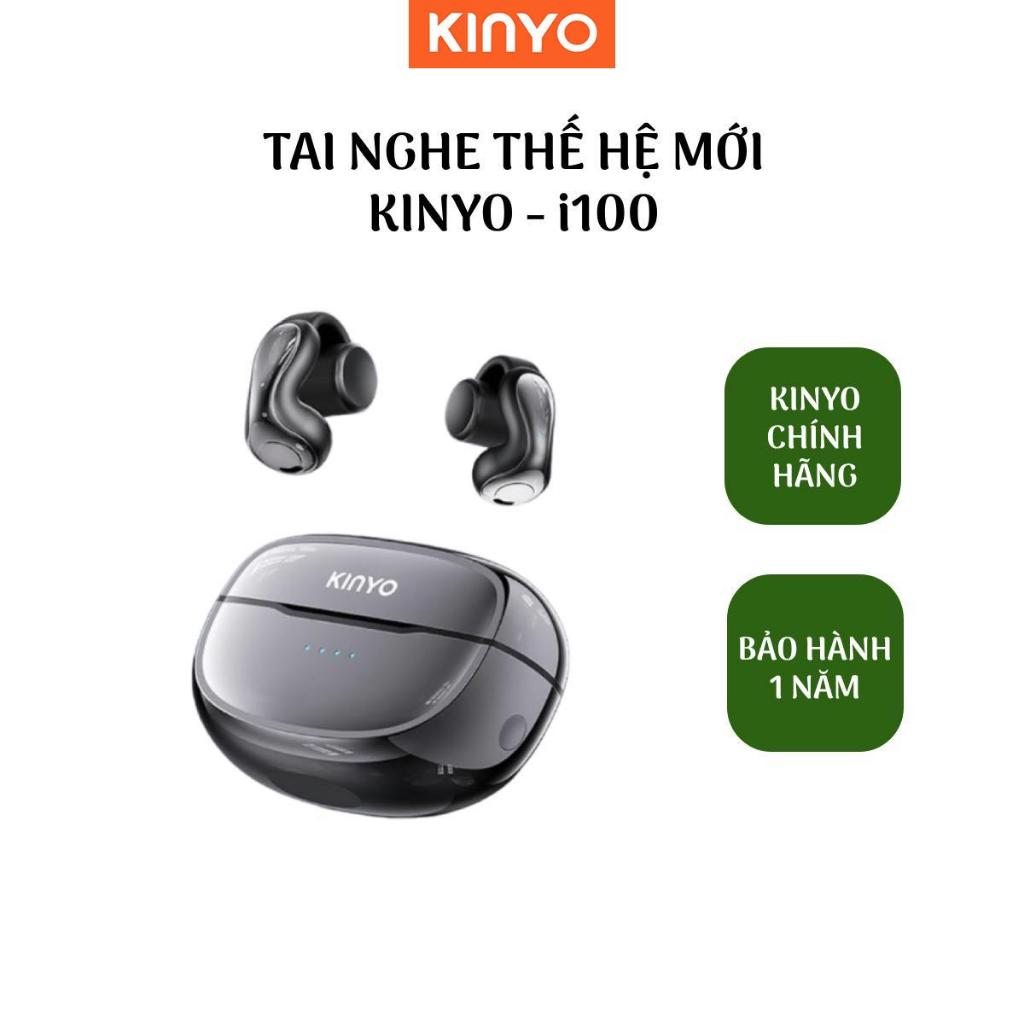 Tai Nghe Bluetooth KINYO I100, Kẹp Vành Tai Thoải Mái | Shopee Việt Nam