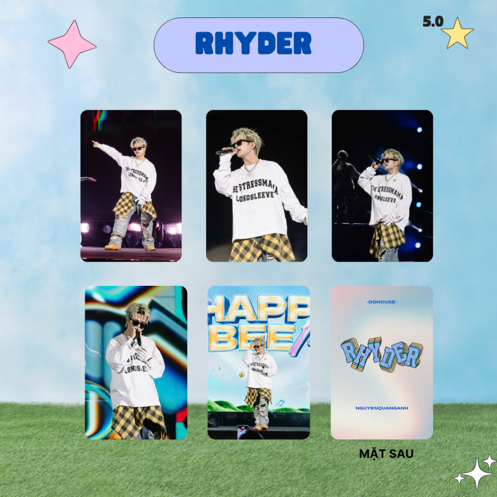 [SẴN] BST Card bo góc RHYDER 10 - Card Bo Góc Unofficial - Cán nhám 2 ...