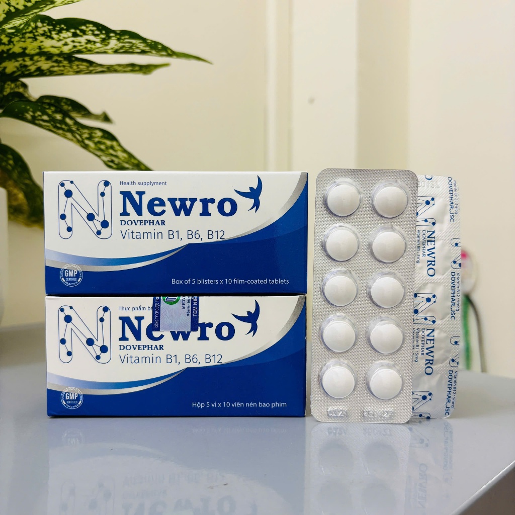 NEWRO - Viên uống bổ thần kinh 3B - B1 B6 B12 thay thế Neurobion - Hộp ...