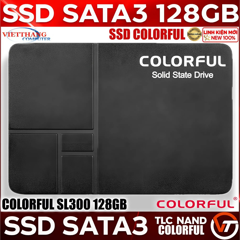 Ổ cứng SSD Colorful SL300 128GB SATA3 Chính hãng New 100% Full hộp BH 3 ...