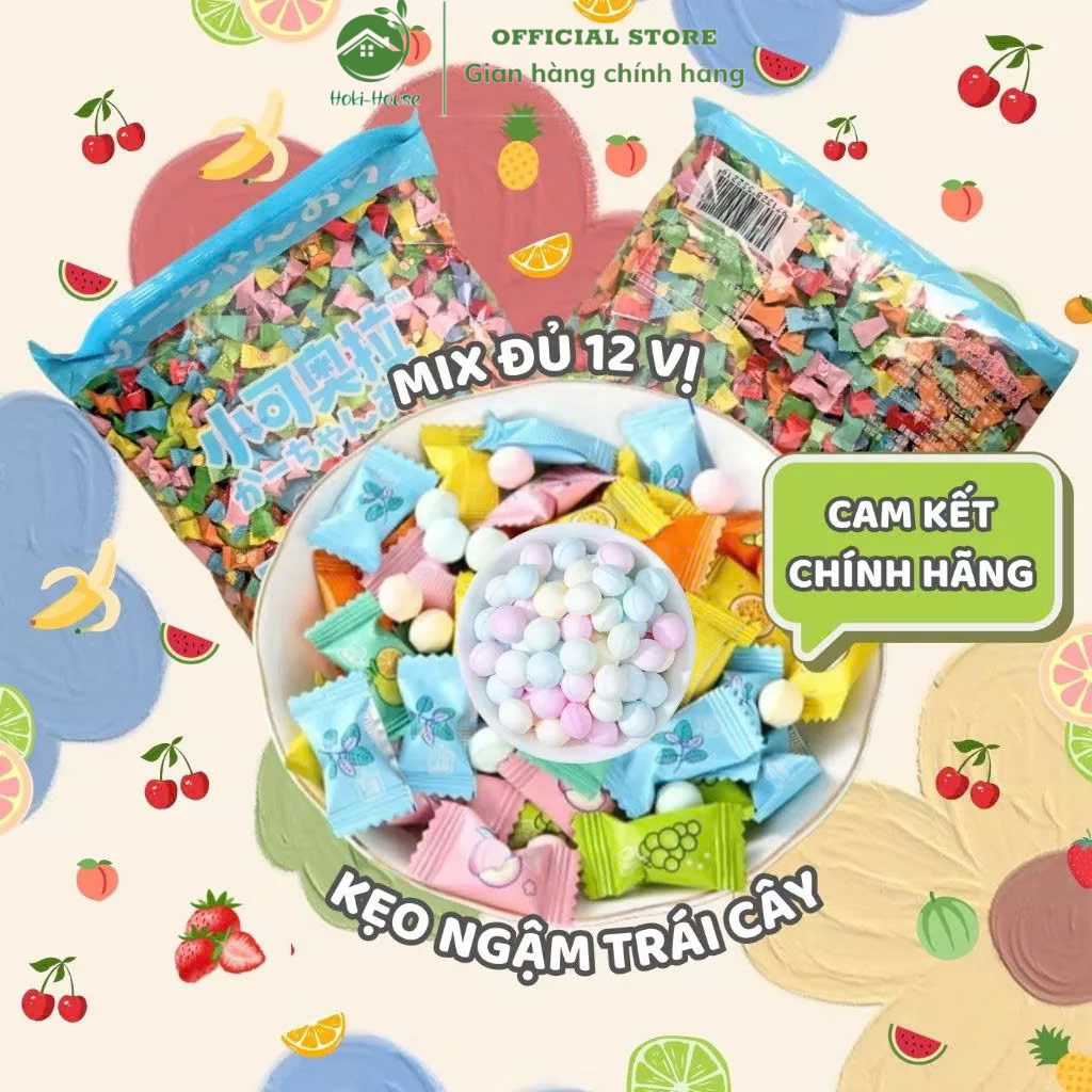 [Chính Hãng] Kẹo Ngậm Trái Cây Không Đường Mix Vị , Kẹo Mint C Hoki ...