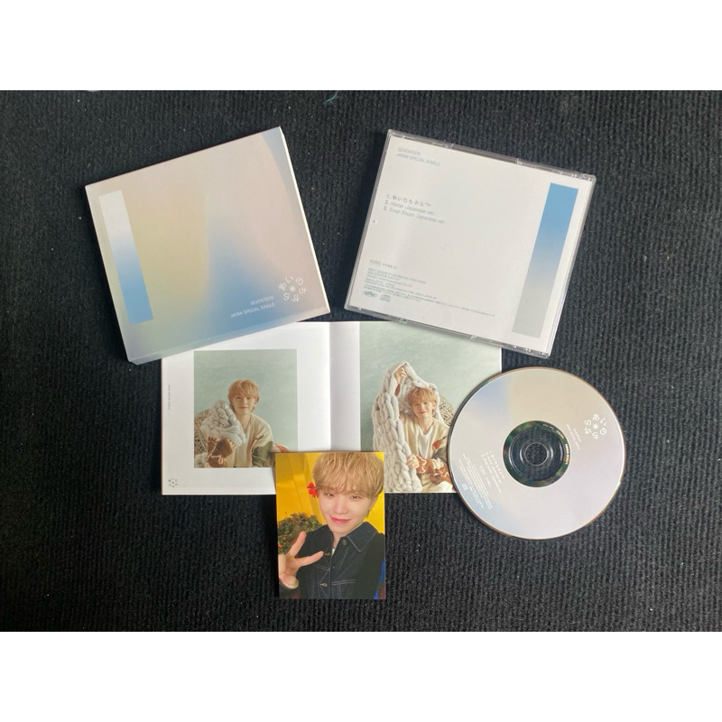 Seventeen Japan special Single album ver woozi gồm CD postcard và mini booklet | Shopee Việt Nam