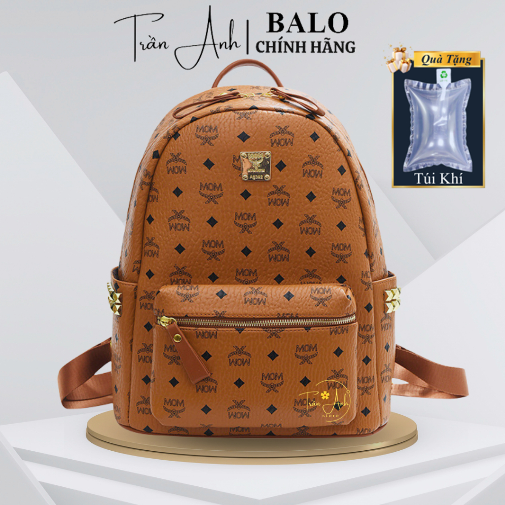 Balo Da Nam Nữ Thời Trang Hàn Quốc Size 40 - Đựng vừa sách vở A4, Atlat ...