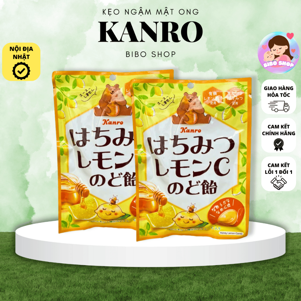[Date 9/2026] Kẹo ngậm Kanro mật ong Chanh 61g - Nội Địa Nhật Bản | Shopee Việt Nam