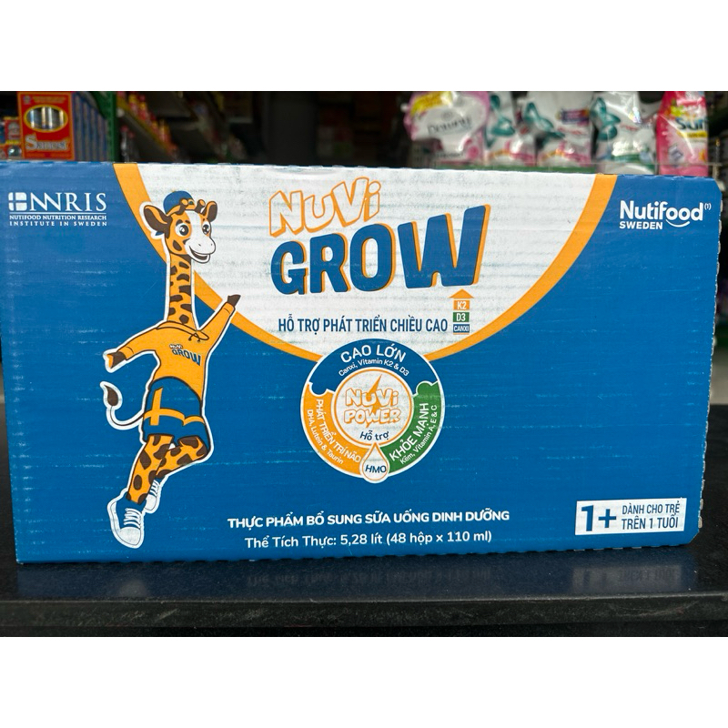 Thùng sbps NUVI GROW 110ml Nutifood | Shopee Việt Nam