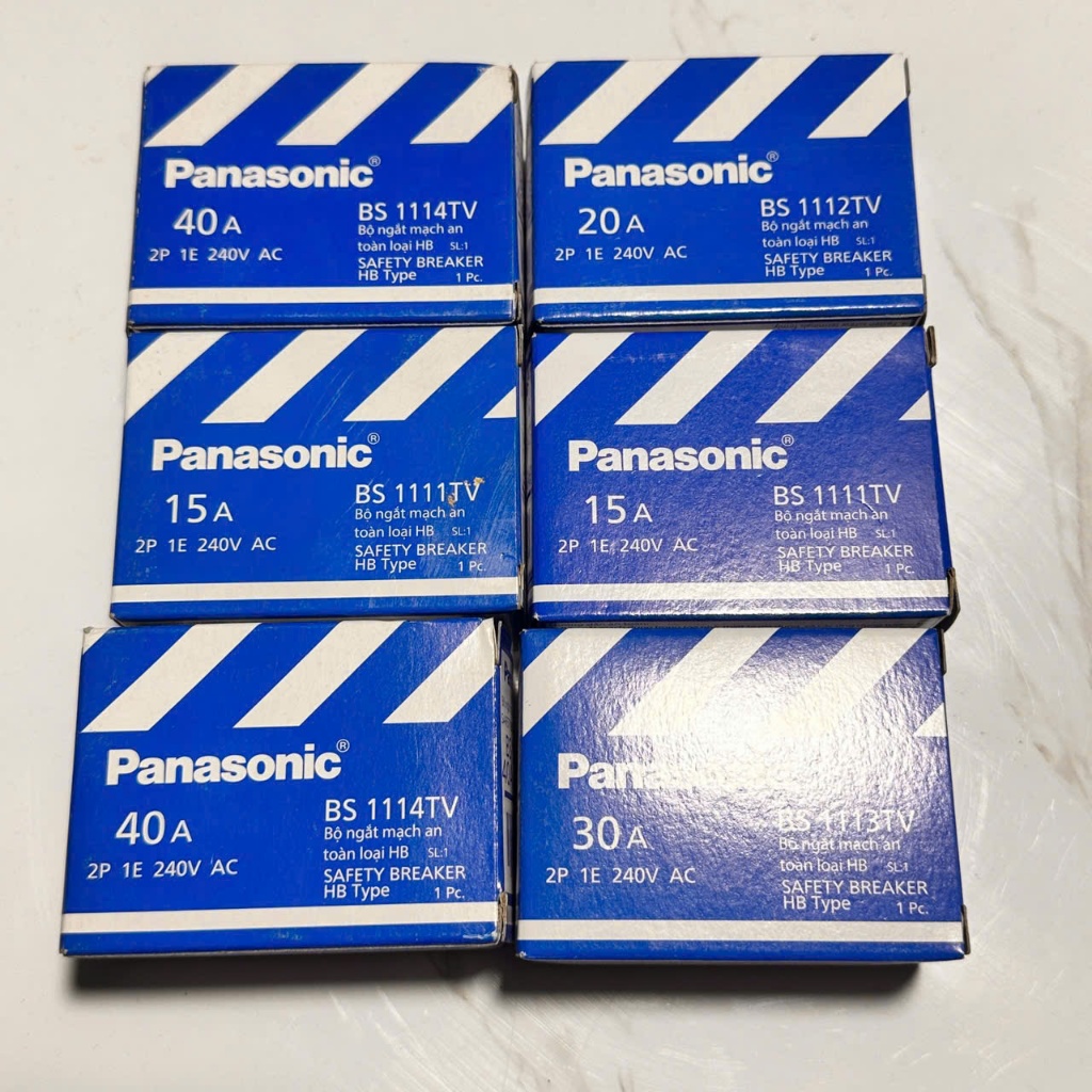 Át tô mát Panasonic 40A-30A-20A-15A - Cầu dao tự động Panasonic - CB ...