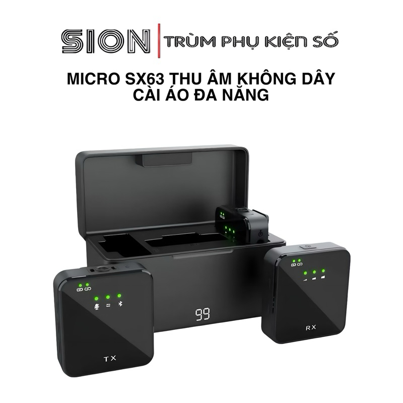 Micro Cài Áo SIVIR SX63 - Âm Thanh Chất Lượng Cao, Chống Ồn Tốt, Thu Âm ...