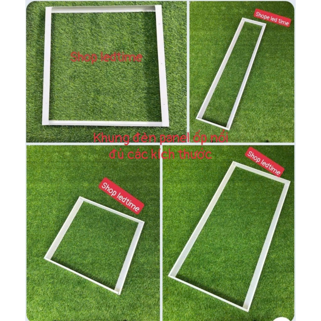 Khung đèn panel ốp nổi 600x600 300x1200 600x1200 - Khung chuyển đổi panel thành đèn ốp nổi ...
