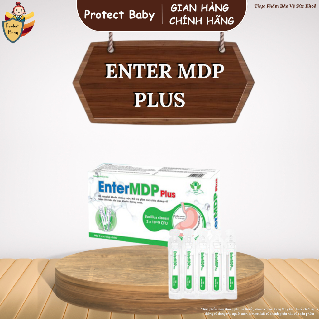 Enter MDP Plus (Hộp 20 ống) - Bổ sung lợi khuẩn đường ruột | Shopee ...