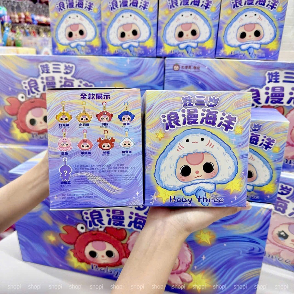 [𝐒𝐚̆̃𝐧 𝐒𝐡𝐢𝐩 𝐇𝐨𝐚̉ 𝐓𝐨̂́𝐜] CHÍNH HÃNG Blindbox Baby Three Ocean (bé Ba Đại ...