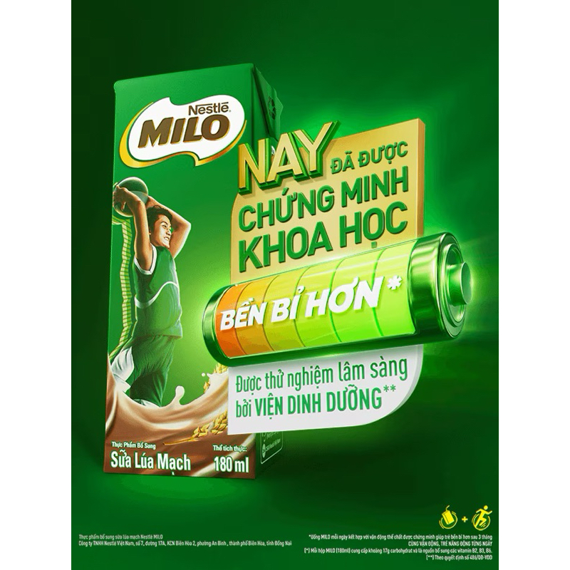 Sữa milo 110ml, 180ml | Shopee Việt Nam