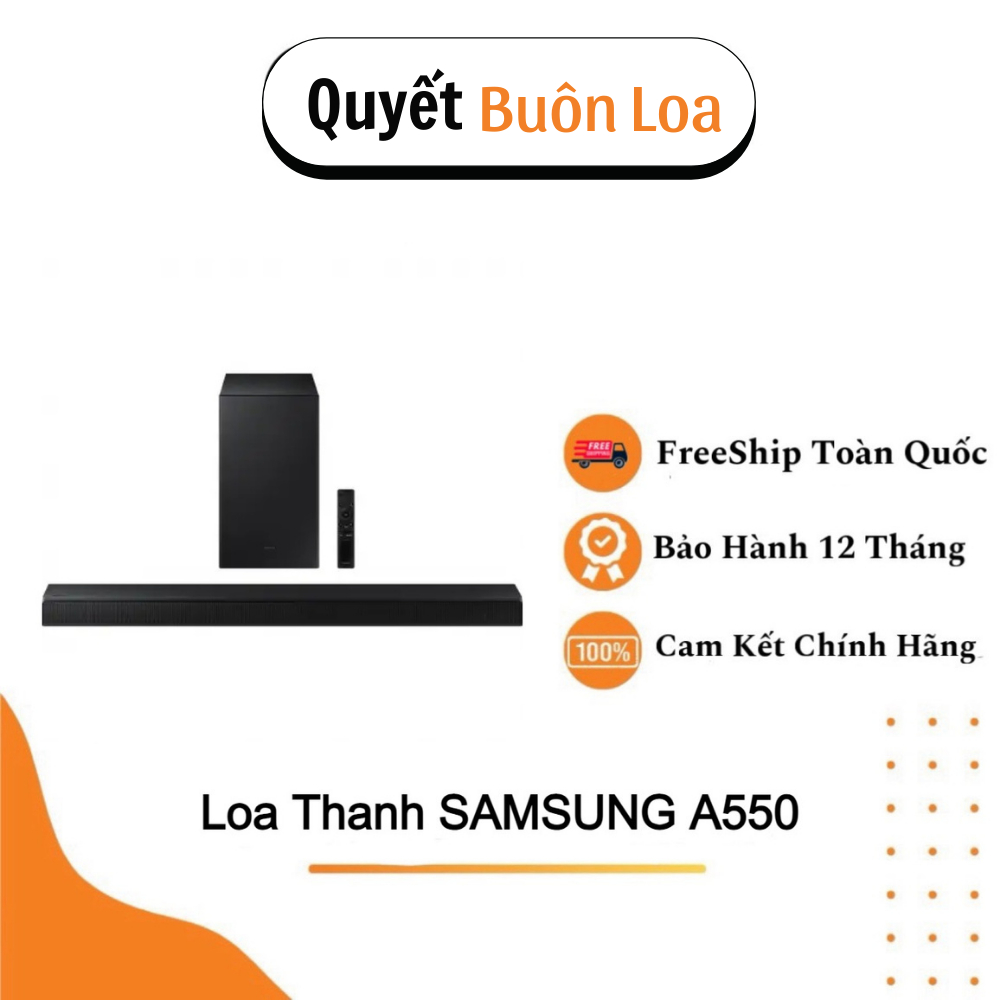 Loa Soundbar Samsung HW-A550 - 2.1 kênh 410W model 2021 | Shopee Việt Nam