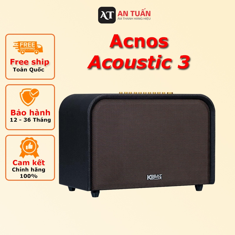 Loa Karaoke Acnos Acoustic 3, tặng kèm 2 micro ( Hàng chính hãng ) | Shopee Việt Nam