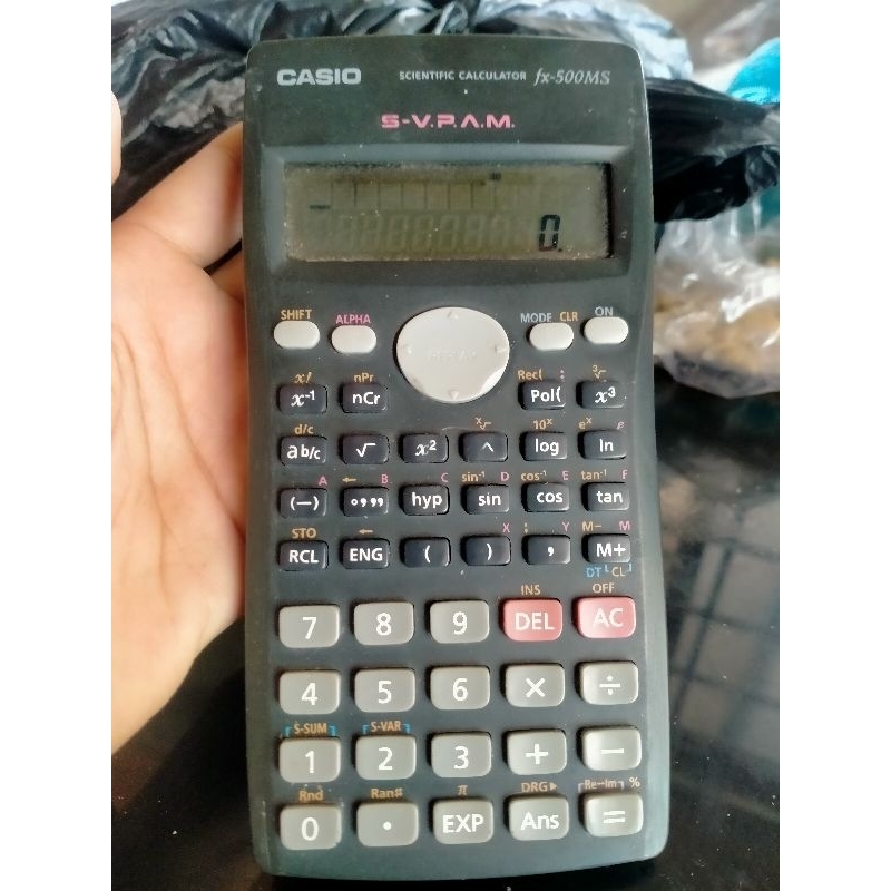 máy tính Casio FX 500MS cũ | Shopee Việt Nam
