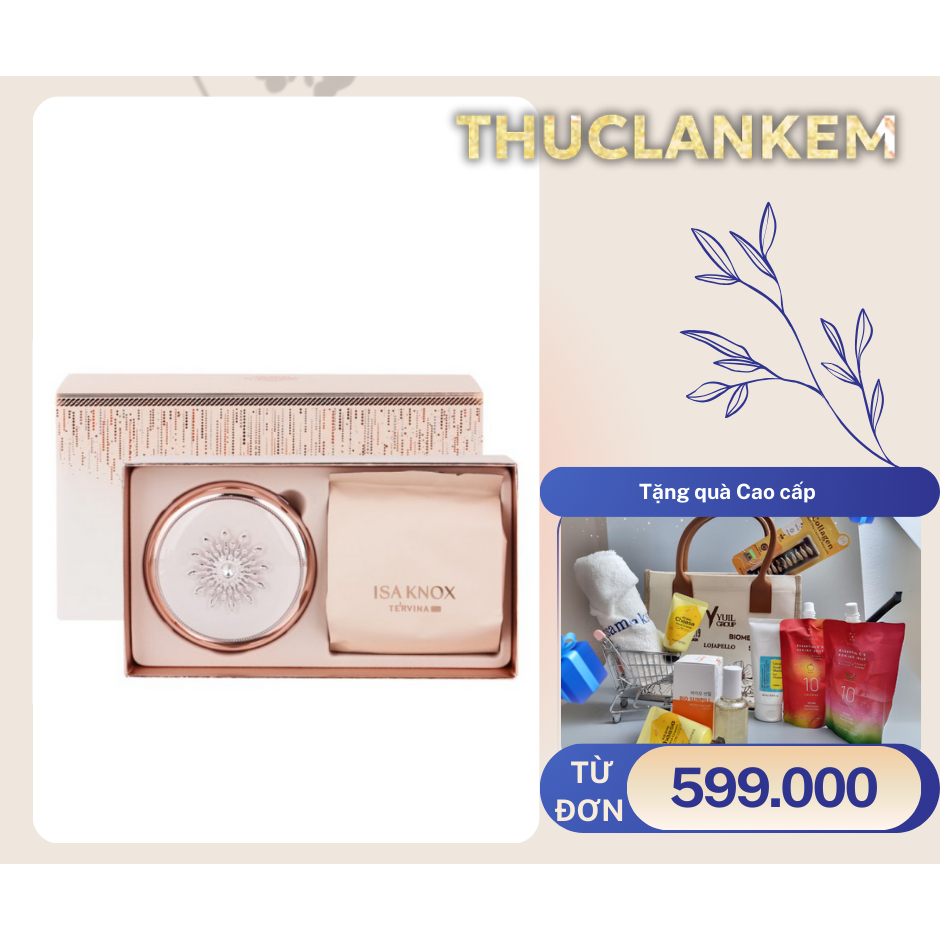[ ẢNH THỰC TẾ/SET 1CUSHION+ 1LÕI+ 1PHẤN PHỦ] phấn nước ISA KNOX Te ...
