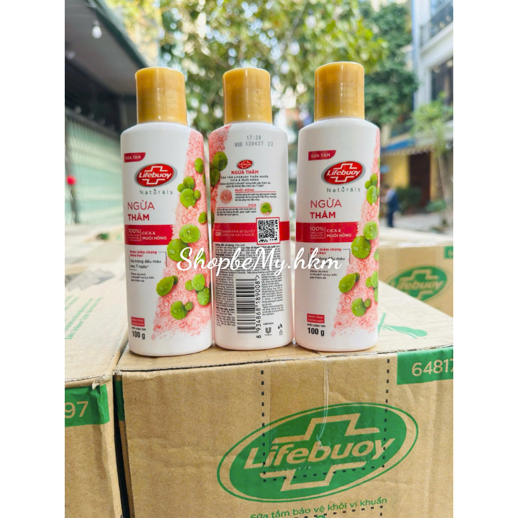 Sữa Tắm Lifebuoy 100G, 200G Detox Và Sạch Sâu Khỏi Bụi Mịn Pm2.5 Detox 100% Từ Thiên Nhiên Diệt ...